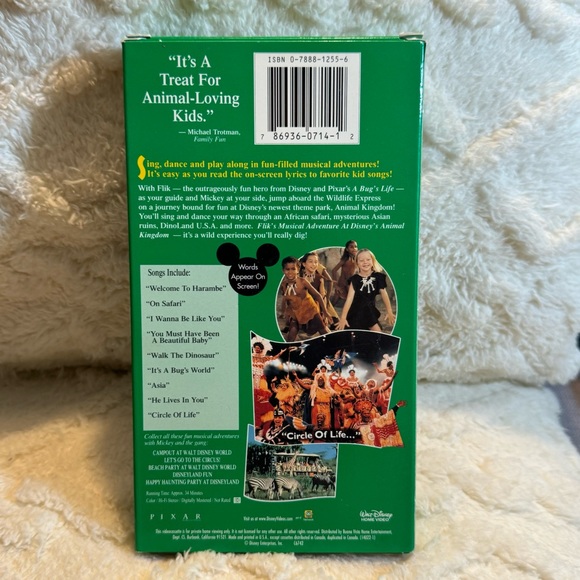 Disney | Media | Sing Along Songs Fliks Musical Adventure Vhs | Poshmark